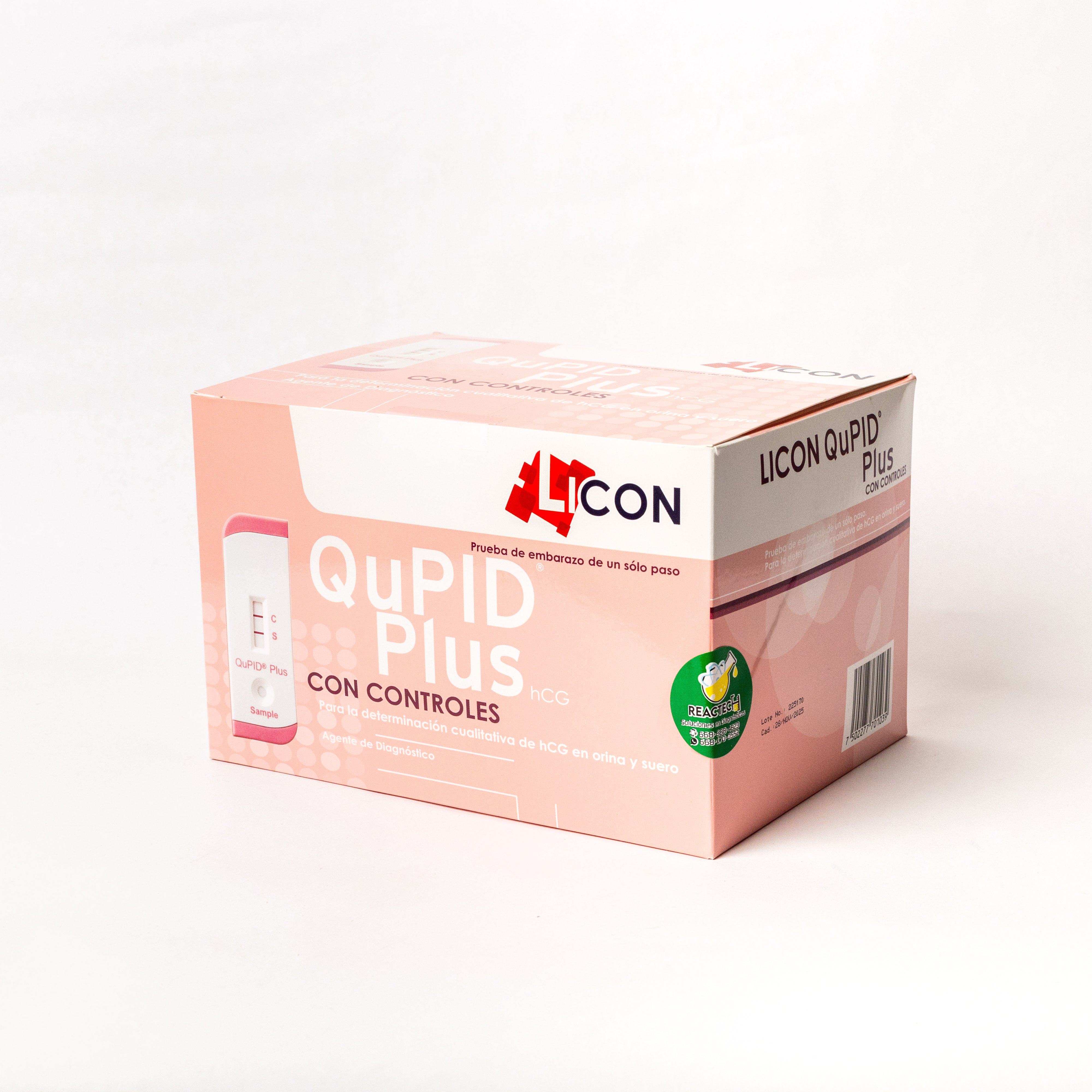 LICON-QuPID CLUB PRUEBA DE EMBARAZO C/50 – Reactech