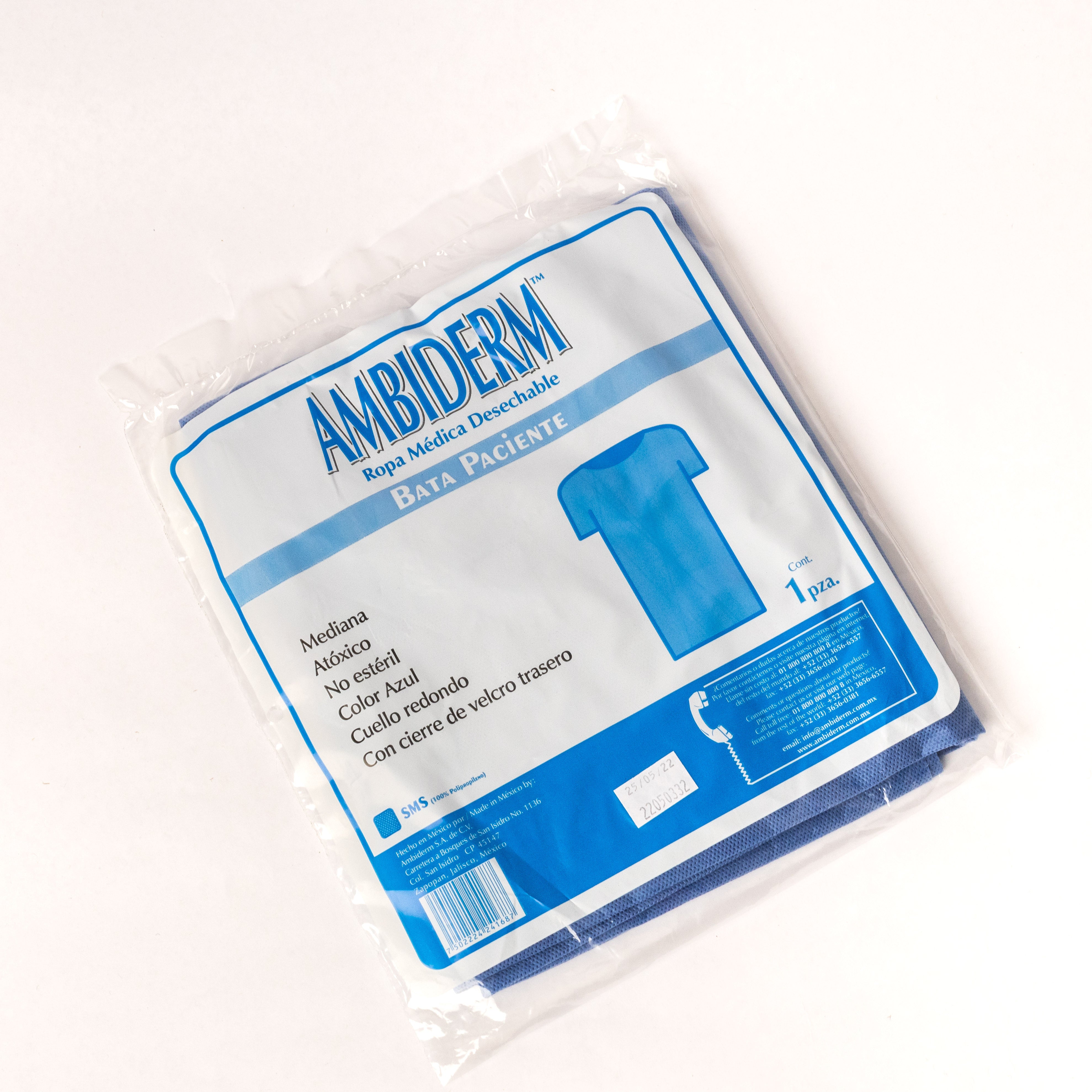 AMBIDERM - BATA PACIENTE NO ESTERIL M – Reactech